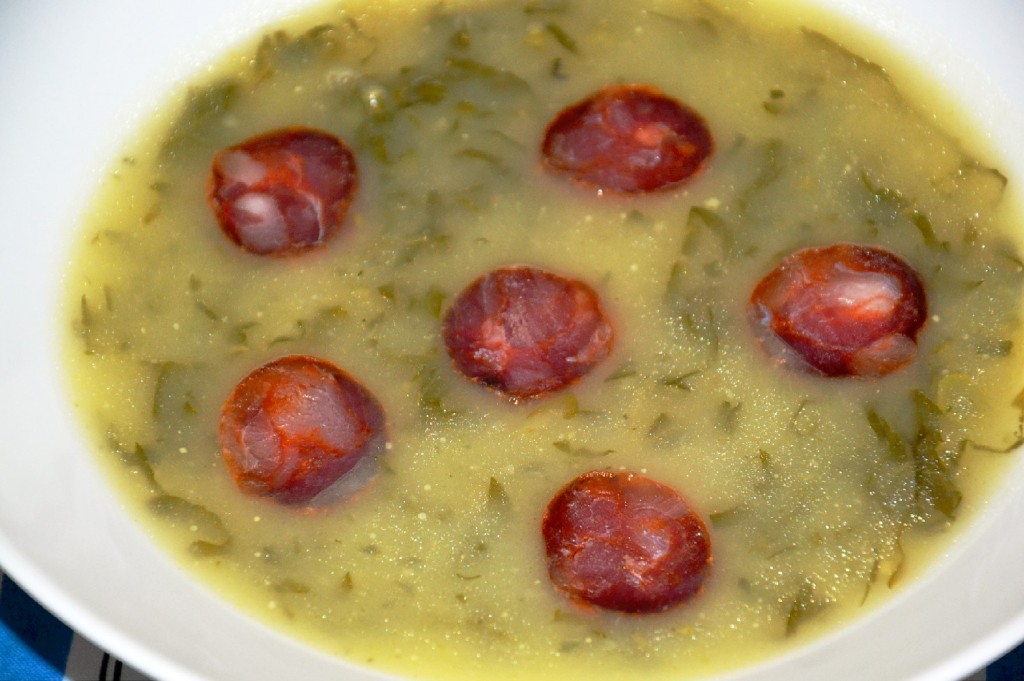 Receita Caldo verde com courgette - Ingredientes