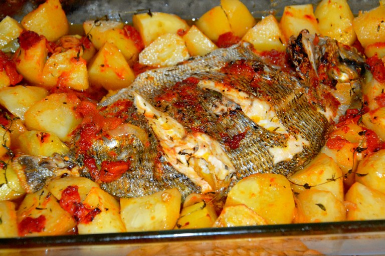 Receita Sargo selvagem no forno - Ingredientes