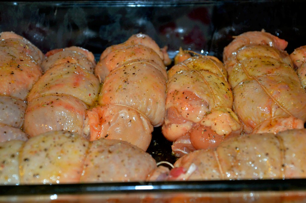 Receita Pernas de Frango Recheadas com Farinheira - Ingredientes