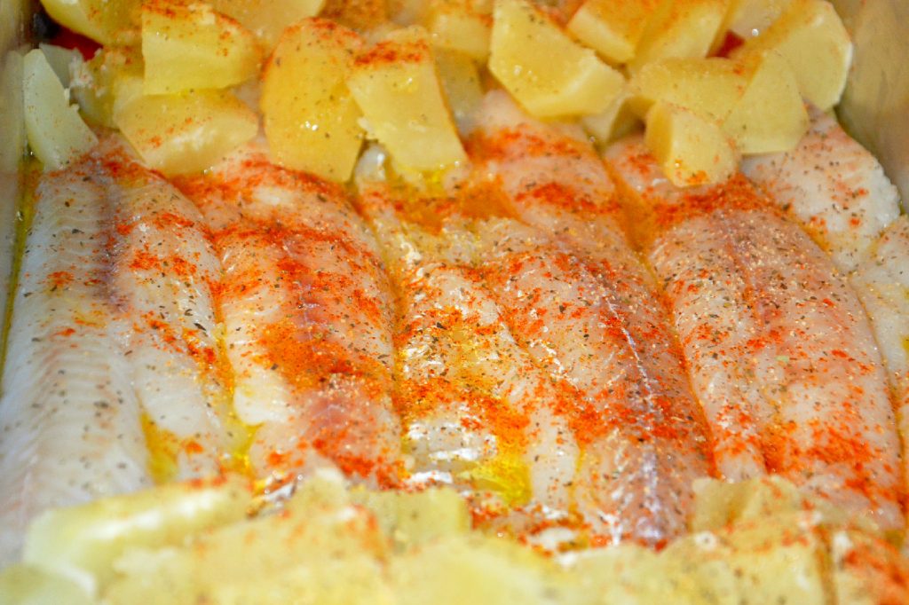 Receita Filetes de Paloco no forno com Oregãos - Ingredientes