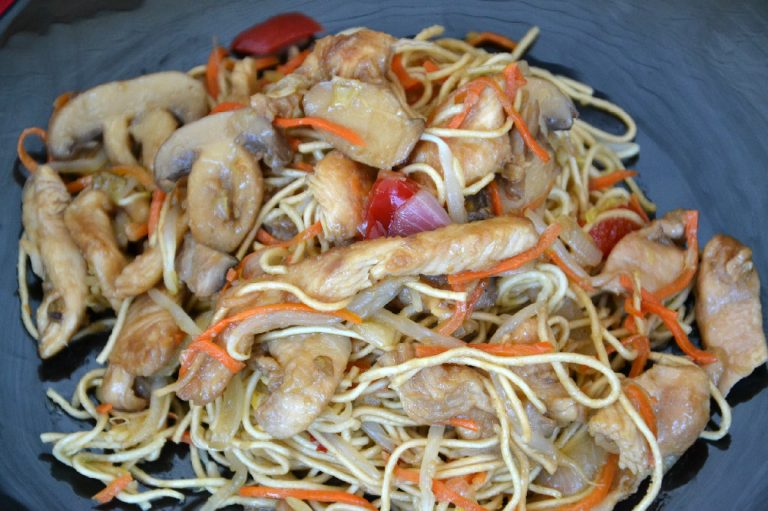 Receita Chao Min de frango - Ingredientes