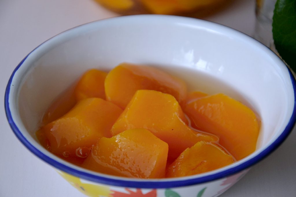 Receita Conserva de Pêssego - Ingredientes