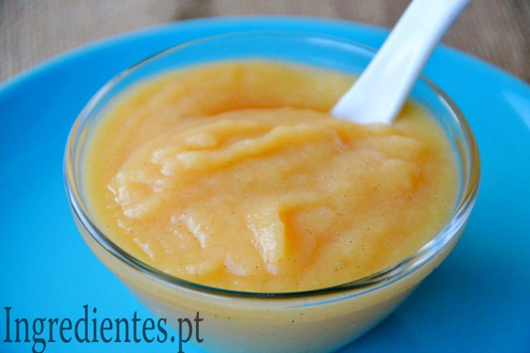 Receita Puré de Pêra e Maçã - Ingredientes